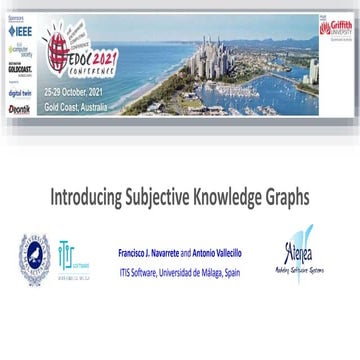 Introducing Subjective Knowledge Graphs | PPTX