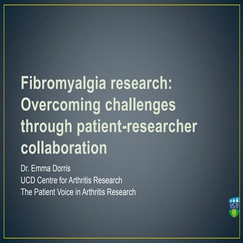 Fibromyalgia research: Overcoming challenges through patient-research ...