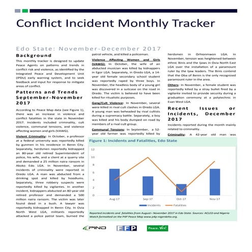 Ondo State Conflict Tracker (March - April, 2017) | PDF