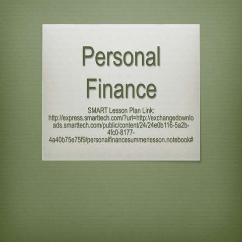 Financial Literacy 101 | PDF
