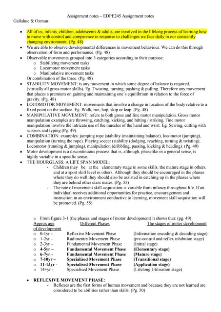 Movement competency, physical activities | PPTX