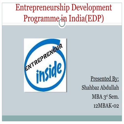 Edp in india | PPT
