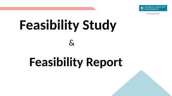 3. Pre-feasibility Study.pptx of project | PPTX