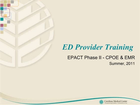 Cerner CPOE PowerPlan Builder 101 | PDF