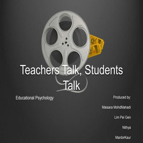 Education Psychology Presentation | PPTX