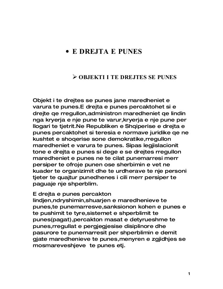 E Drejta E Punes