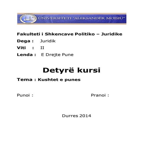 Kontratë pune për kohë të caktuar të pacaktuar | DOC