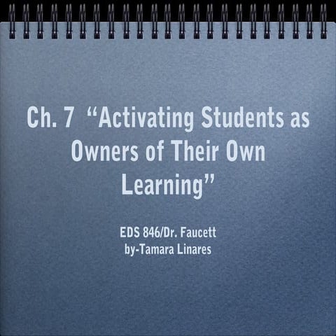 Eds846 efa ch7 | PPT