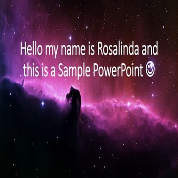 Ed sample power point | PPT