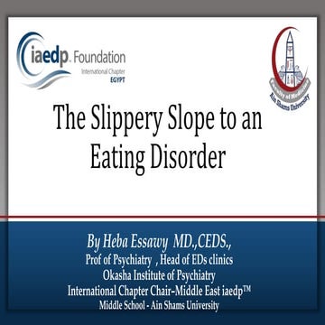 EDs and Disordered Eating disorders | PPTX