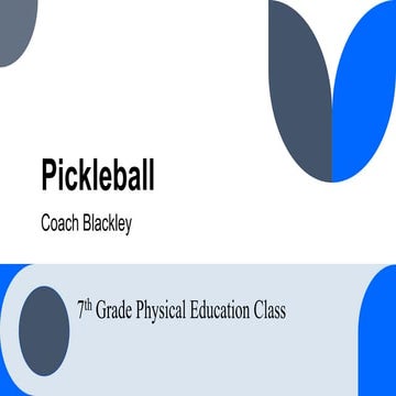 A World of Pickleball | PPTX