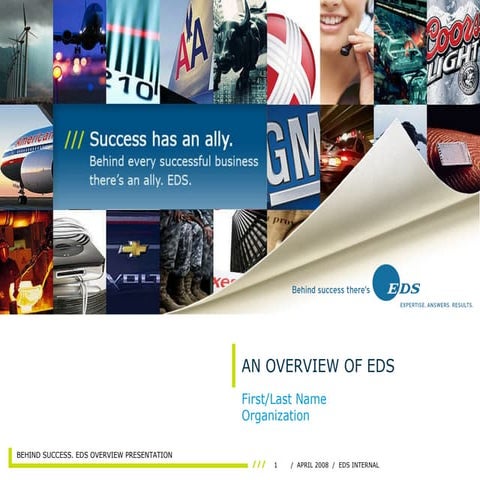 Eds Corporate Overview 2008 | PPT