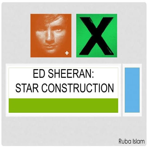Ed sheeran: Star Construction | PPTX
