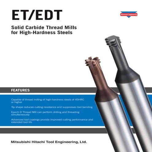 Solid Carbide Thread Mills | PDF