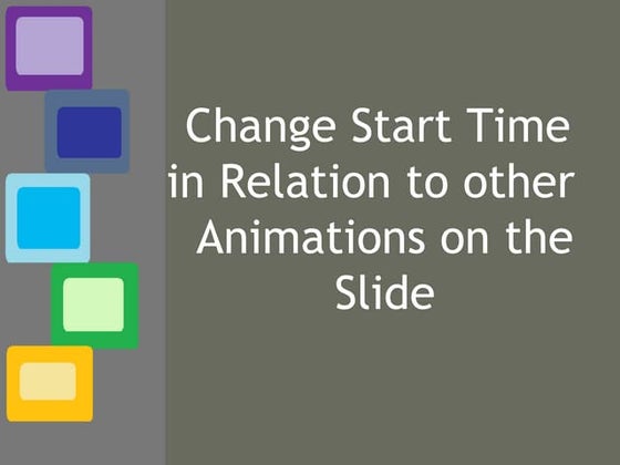 Powerpoint 2016 transitions animations timing the presentation | PDF