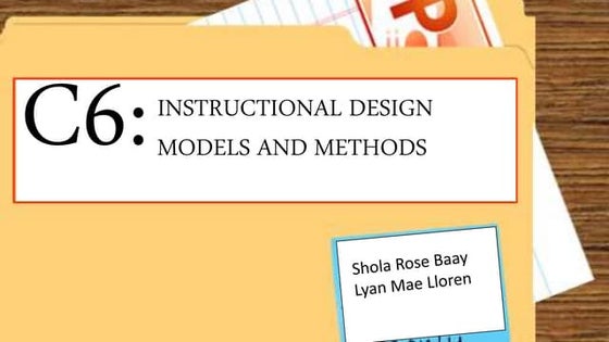 Models Of Instructional Design | PPT