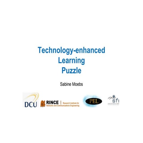 Edtech2010 Technology-enhanced Learning Puzzle | PPT