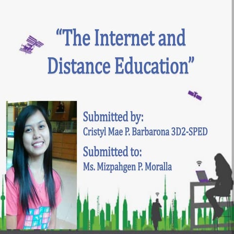 The Internet and Distance Education | PPT