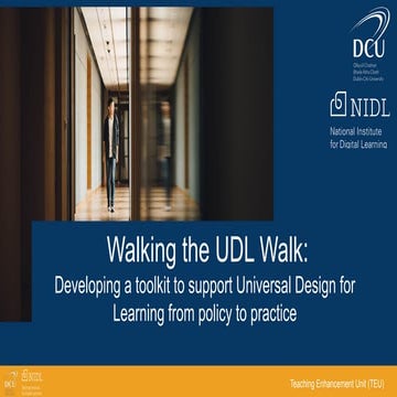 ILTA Ed tech presentation UDL toolkit research | PDF | Educational ...