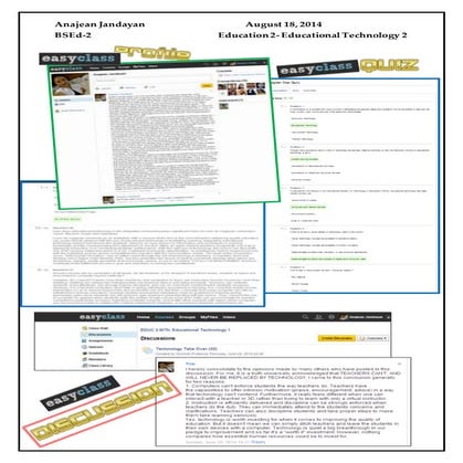 EdTech Reflection | DOCX | Educational Assessment | Education