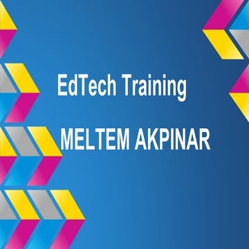 Ed tech training | PPTX
