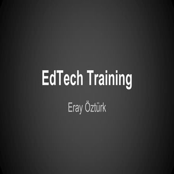 EdTeach Training | PPT