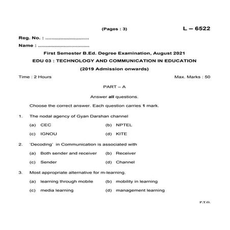 Question paper | PDF