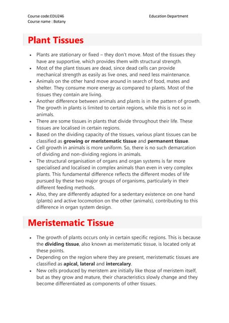 Histology: Epidermal tissues | PPT
