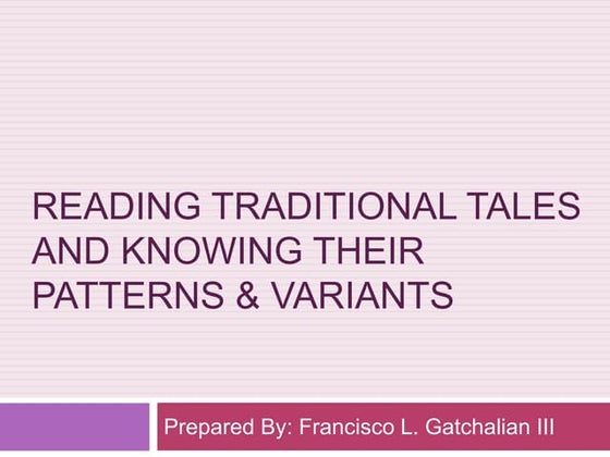 Introduction to folktales | PDF