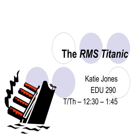 The Titanic | PPT | Cruises | Travel Type