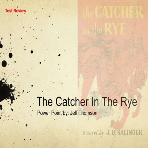 The catcher in the rye | PPT