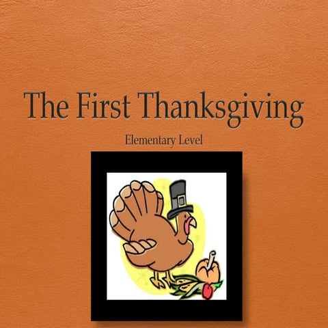 Edu 290 the first thanksgiving | PPT