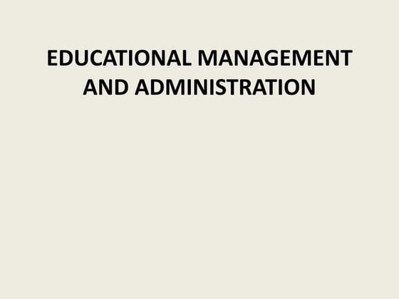 Functions and principles of school administration | PPT