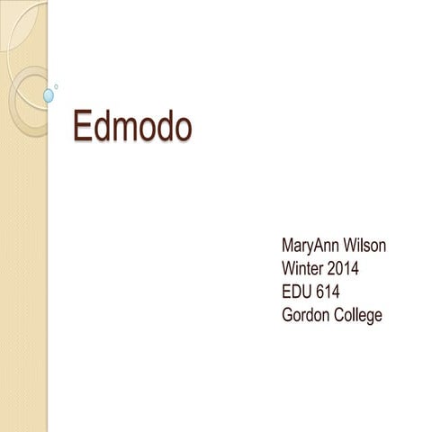 Edu614 Edmodo | PPTX