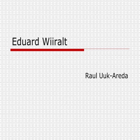 Eduard Wiiralt | PPT