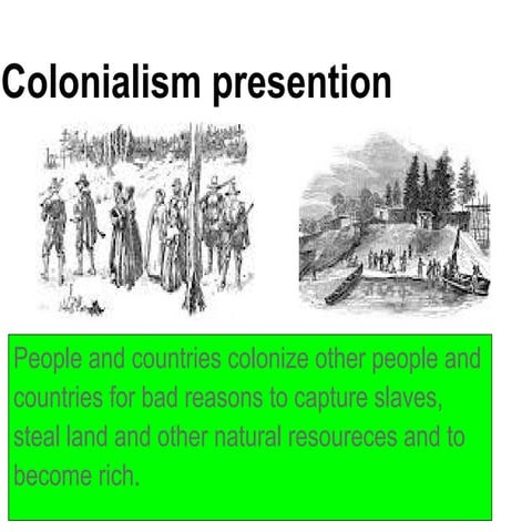 Colonialhistory presentation (1) | PDF