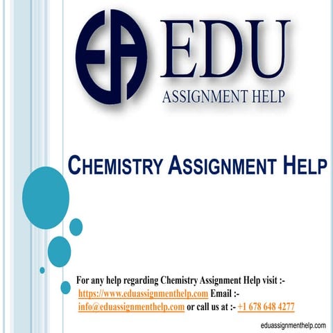 Chemistry Assignment Help | PPTX
