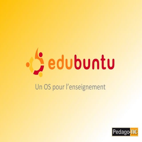 Edubuntu: Aplicación a la educación | PPTX
