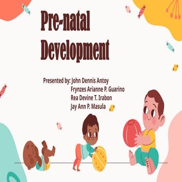 Pre natal development | PPT