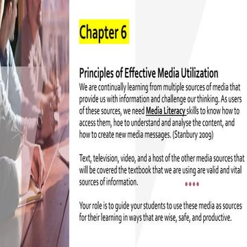 Principles of Effective Media Utilization | PPTX