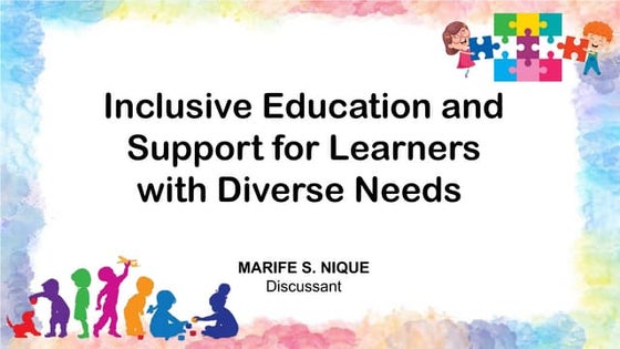 Inclusive education ppt | PPT