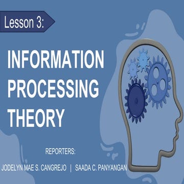 EDUC-333-INFORMATION-PROCESSING-THEORY-REPORT.pptx | Data Storage and Warehousing | Computing