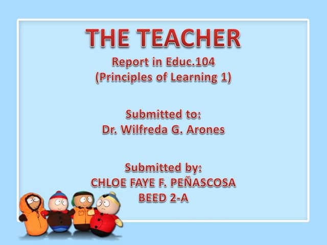 Qualities of a professional teacher | PPTX