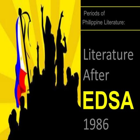 Literature After EDSA | PPTX