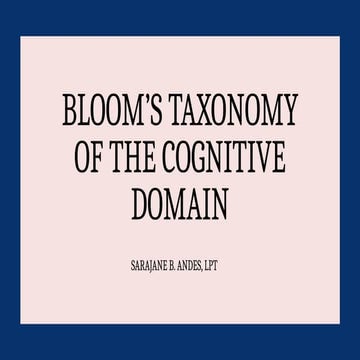 LESSON ON EDUC 118 Bloom's Taxonomy.pptx