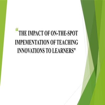 Foundations of Education refers to a broadly-conceived field of ...
