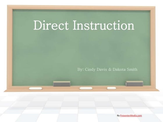 Direct instruction | PPT