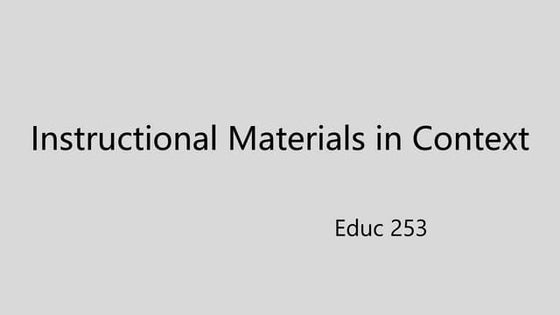 Contextualization and Localization of Learning Resources.pptx | Education