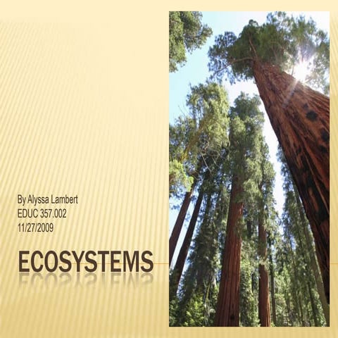 Ecosystems | PPTX