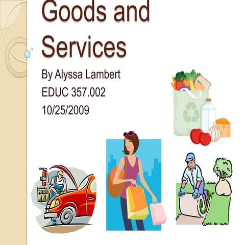 Goods And Services | PPT